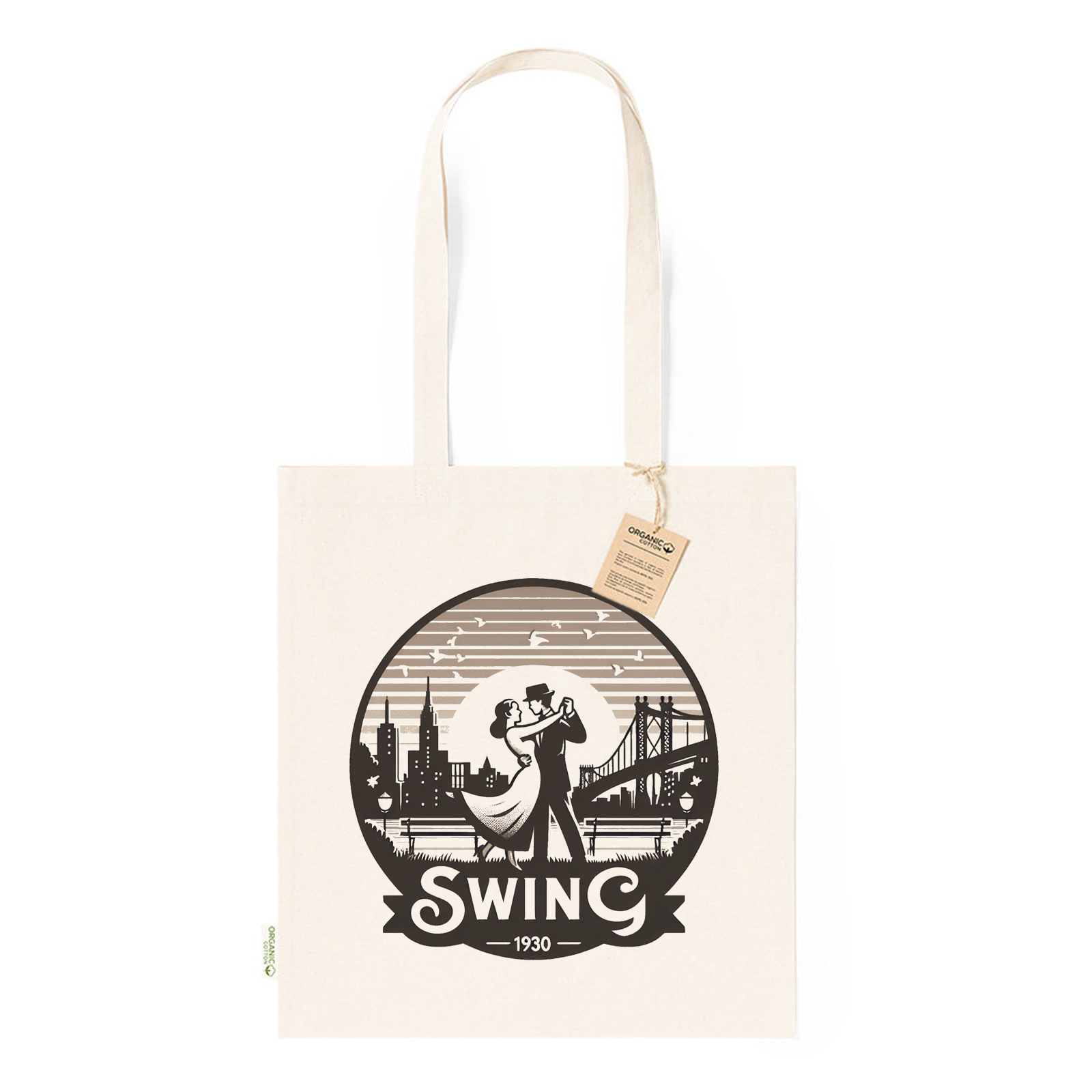 Tote bag Swing 1930. Regalo swing - Darpe Pro